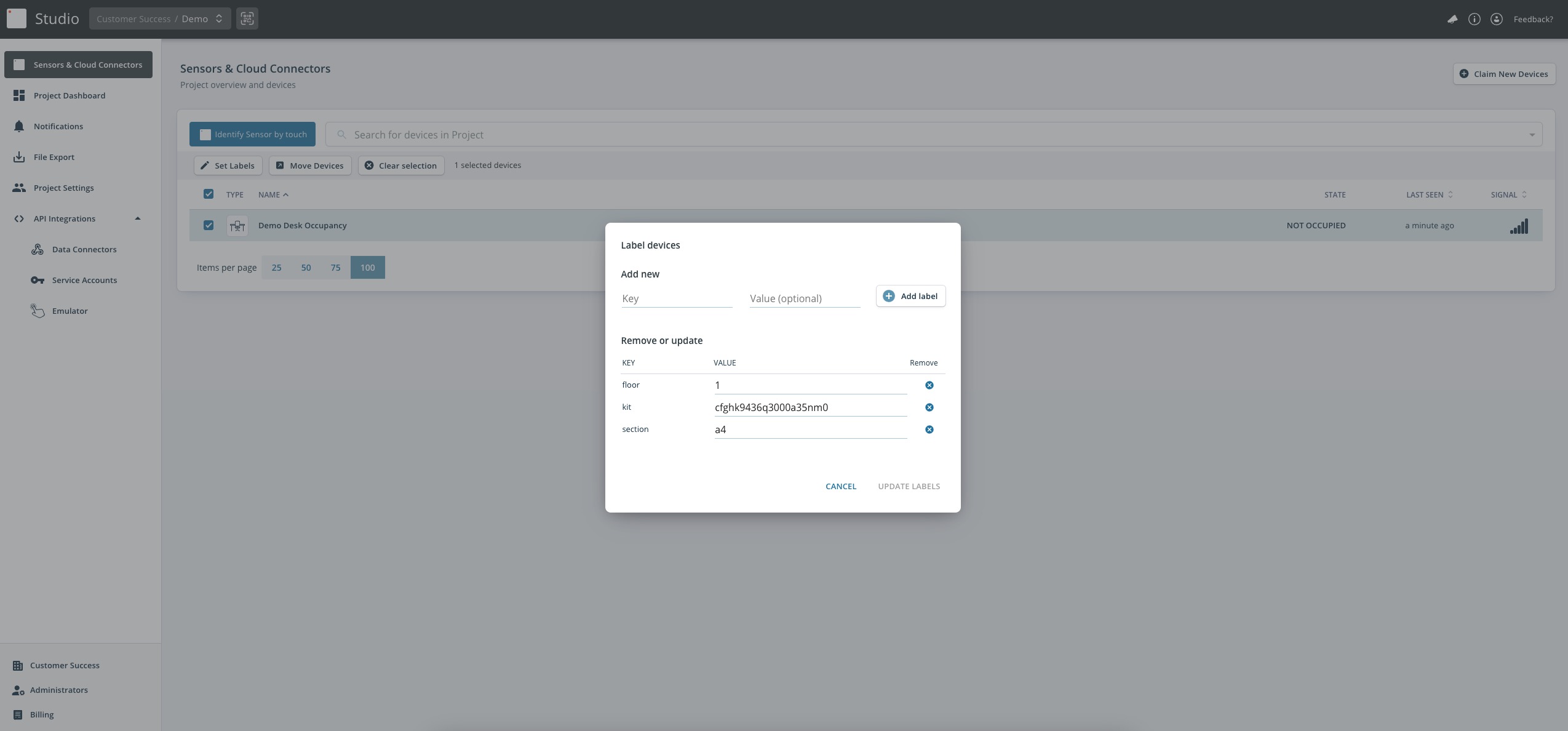 Sensors & Cloud Connectors – Help Center
