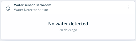 Displaying water detection readings – Help Center