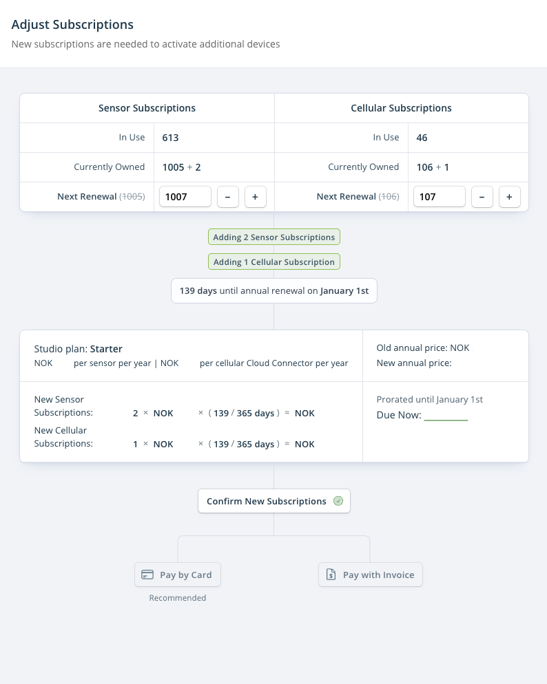 Managing subscriptions in Studio – Help Center